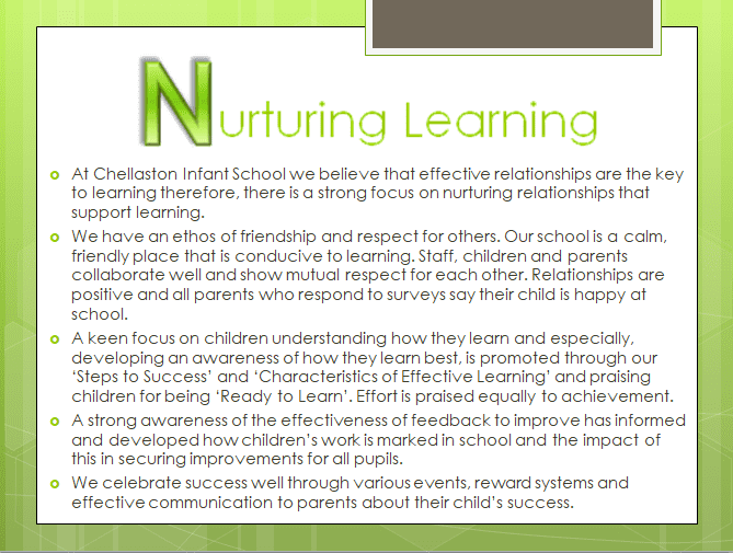 Curriculum - Chellaston Infant School